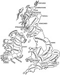 Map of the Celtic Tribes of the British Isles, circa 50 BC – DINOSAURS ...