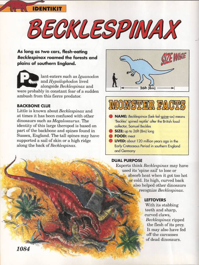 Altispinax: The Mysterious Meat-Eater of Early Cretaceous England ...